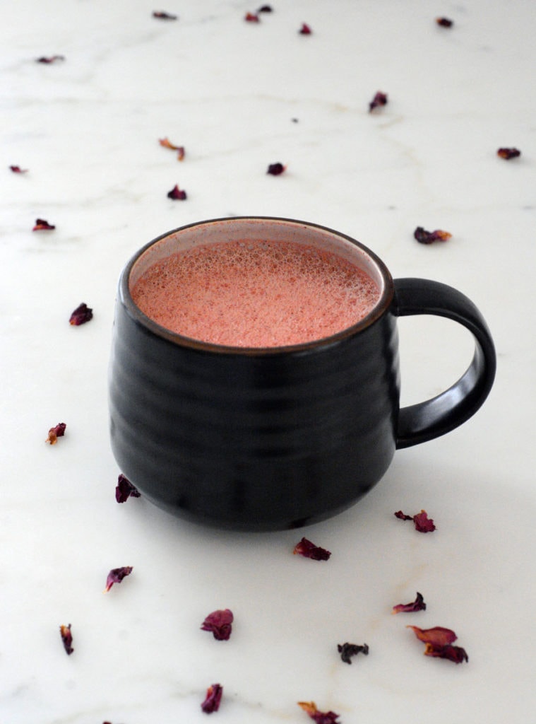 Low-Carb Rose Quartz Latte Recipe | Elana's Pantry