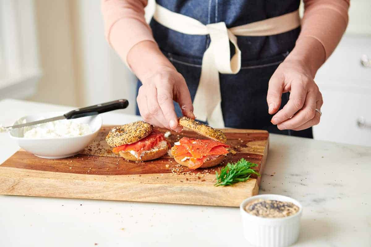 The Best Keto Mini Bagels with Cream Cheese | Elana's Pantry